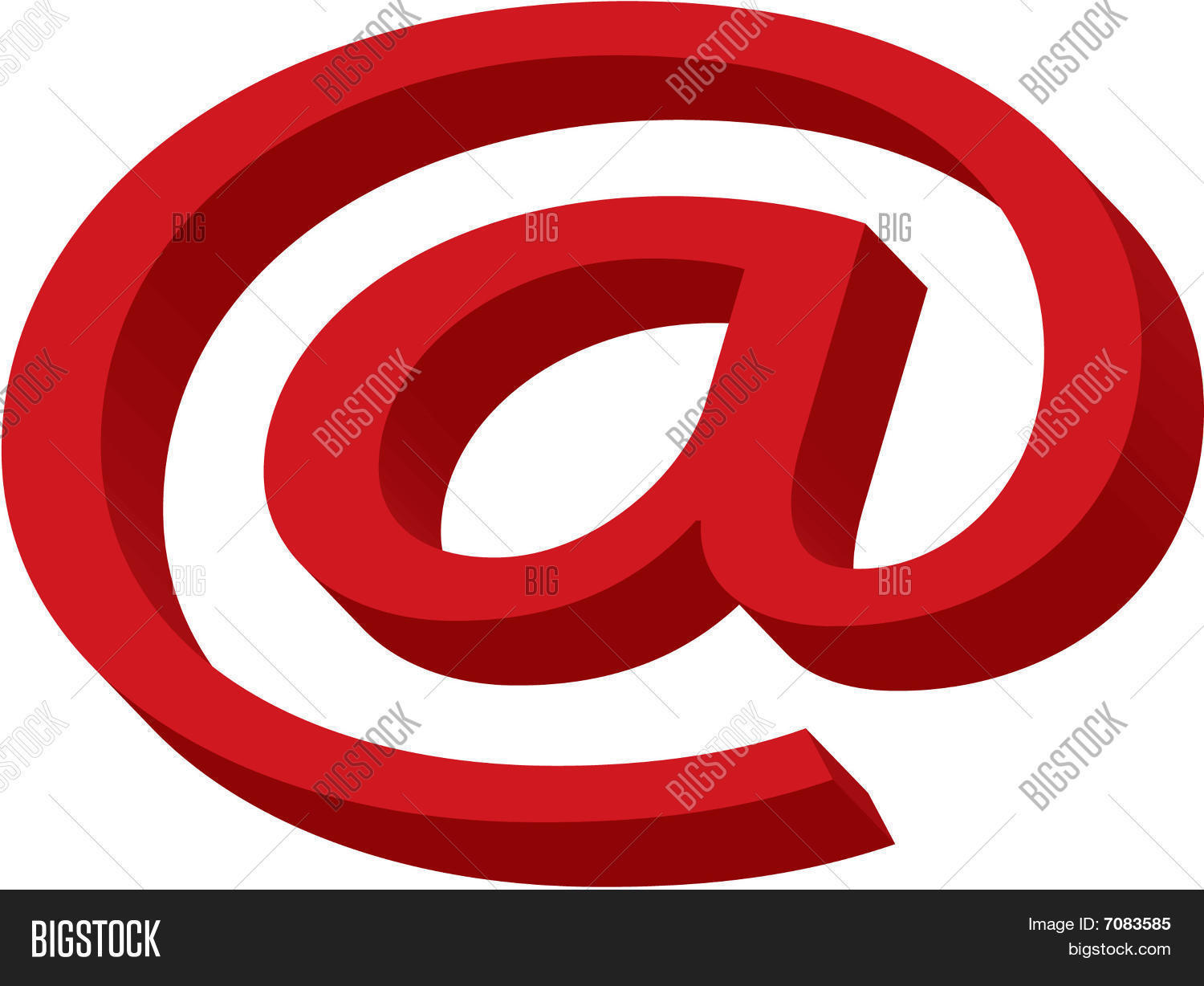 Imagen y foto Arobas En Símbolo (prueba gratis) | Bigstock