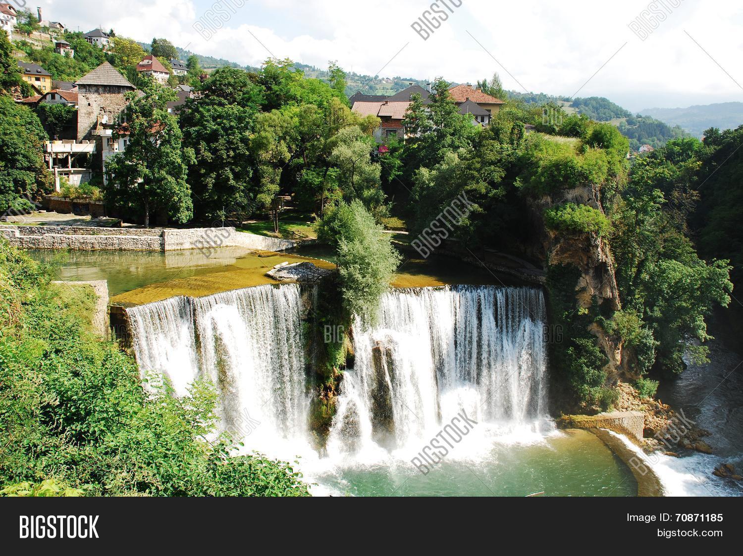Jajce Waterfall Image & Photo (Free Trial) | Bigstock