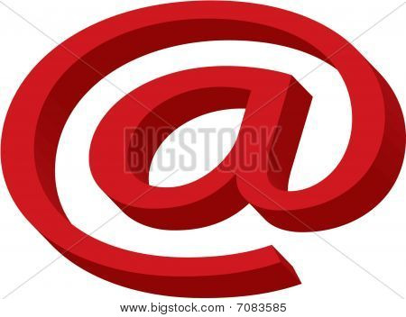 Imagen y foto Arobas En Símbolo (prueba gratis) | Bigstock