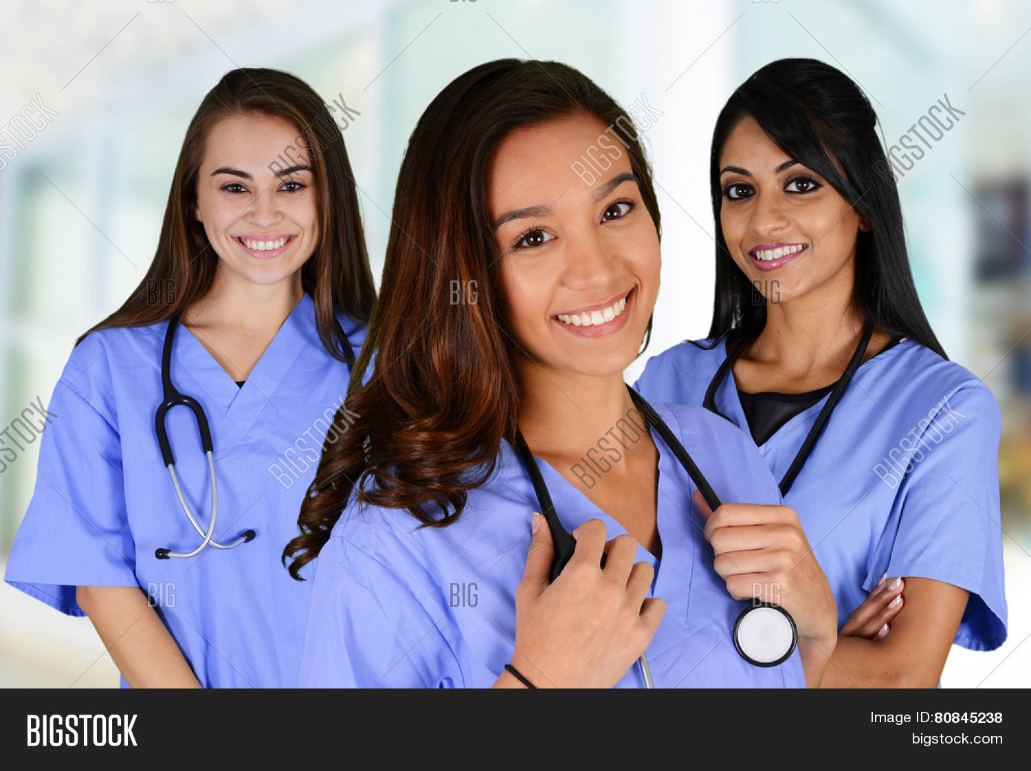Group Nurses Set Image & Photo (Free Trial) | Bigstock