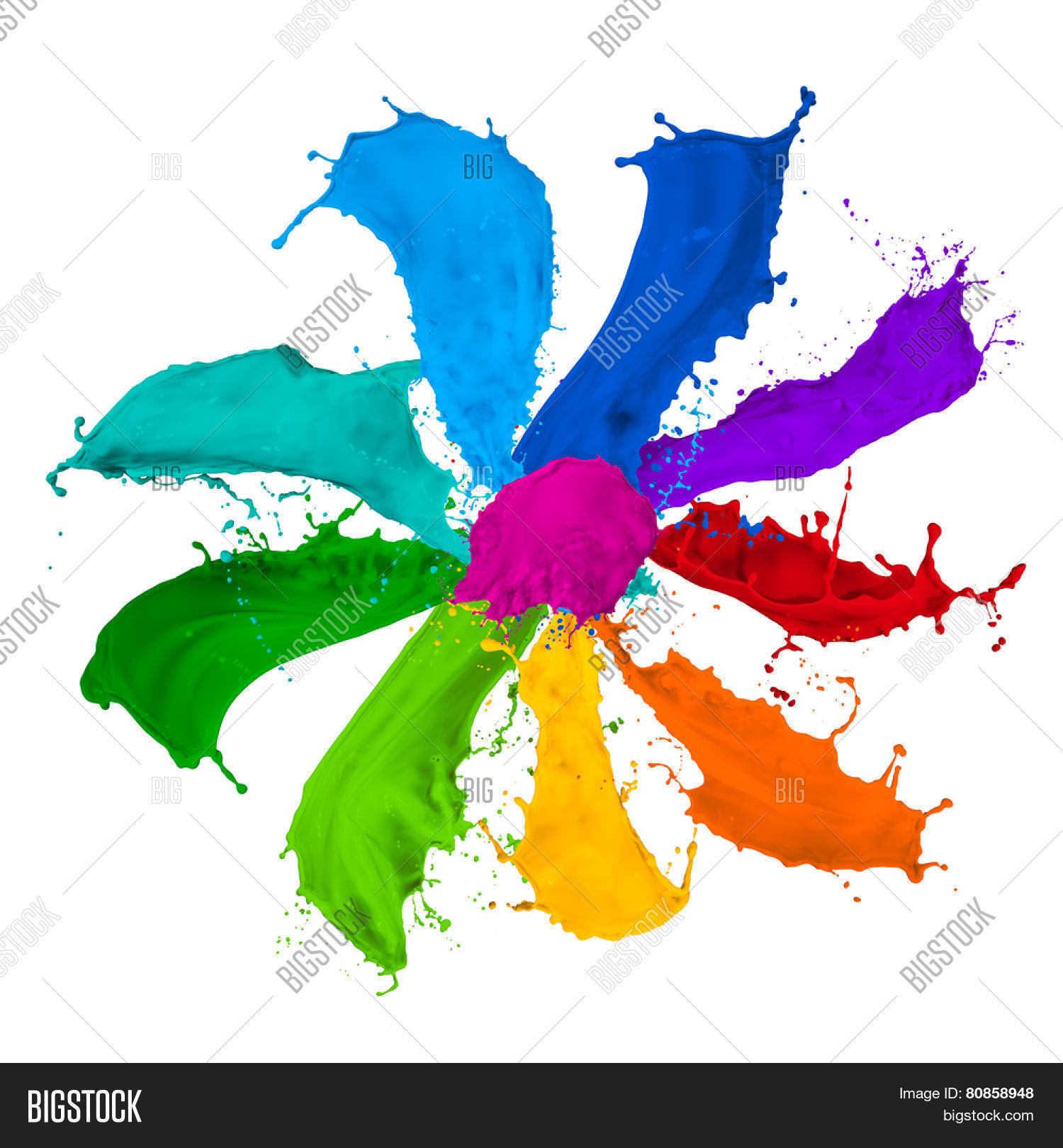 Paint Splash Image & Photo (Free Trial) | Bigstock