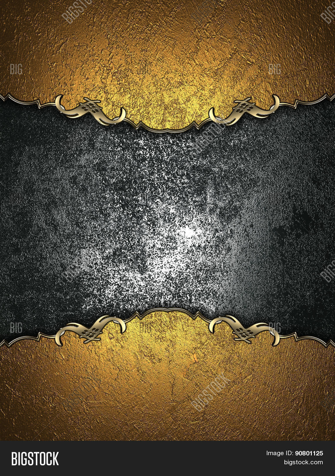 Template Gold Frame Image & Photo (Free Trial) | Bigstock