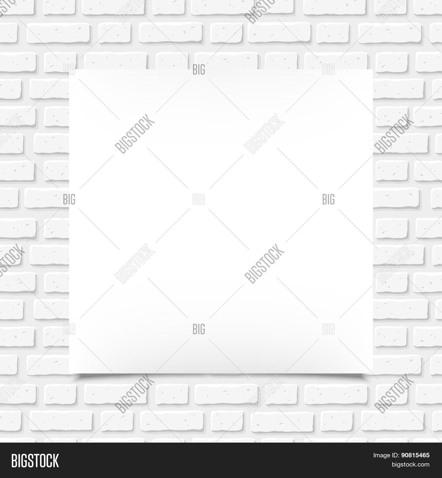 White Blank Poster On Vector & Photo (Free Trial) | Bigstock