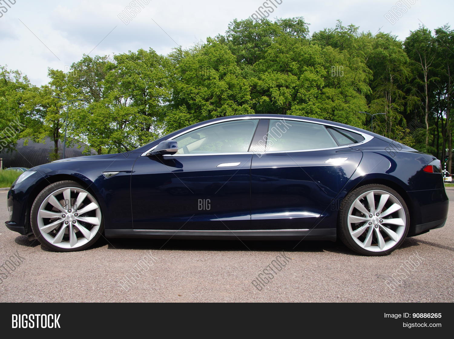 Black Tesla Motors Image & Photo (Free Trial) | Bigstock