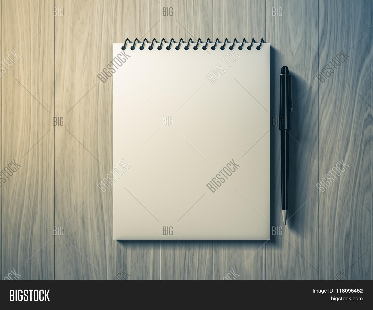 Blank Note Paper Pen. Image & Photo (Free Trial) | Bigstock