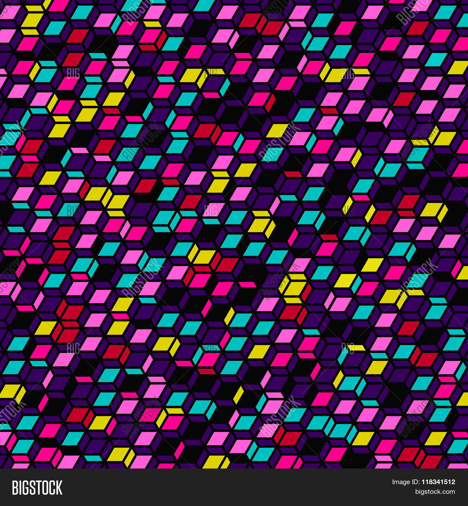 Colored Pixels Small Vector & Photo (Free Trial) | Bigstock