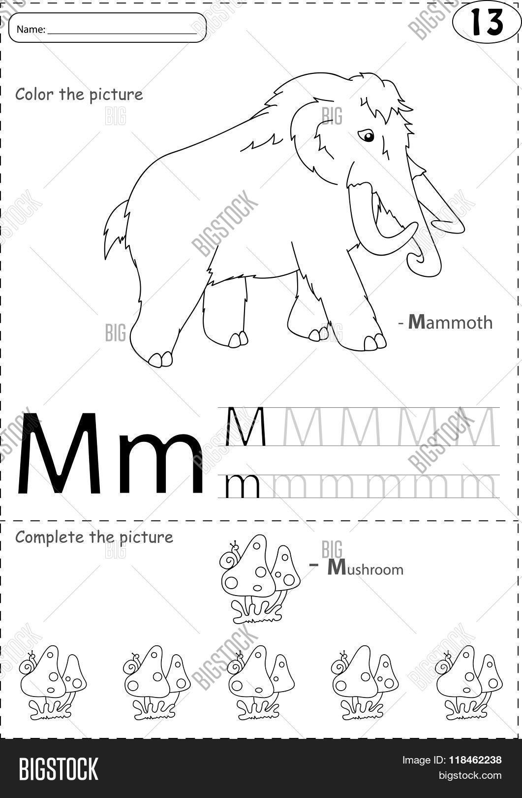 Cartoon Mammoth Vector & Photo (Free Trial) | Bigstock