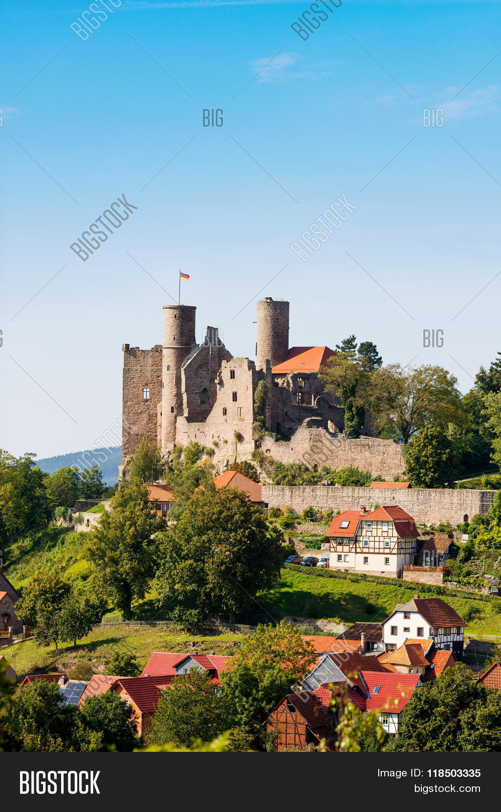 Ruins Hanstein Castle Image & Photo (Free Trial) | Bigstock