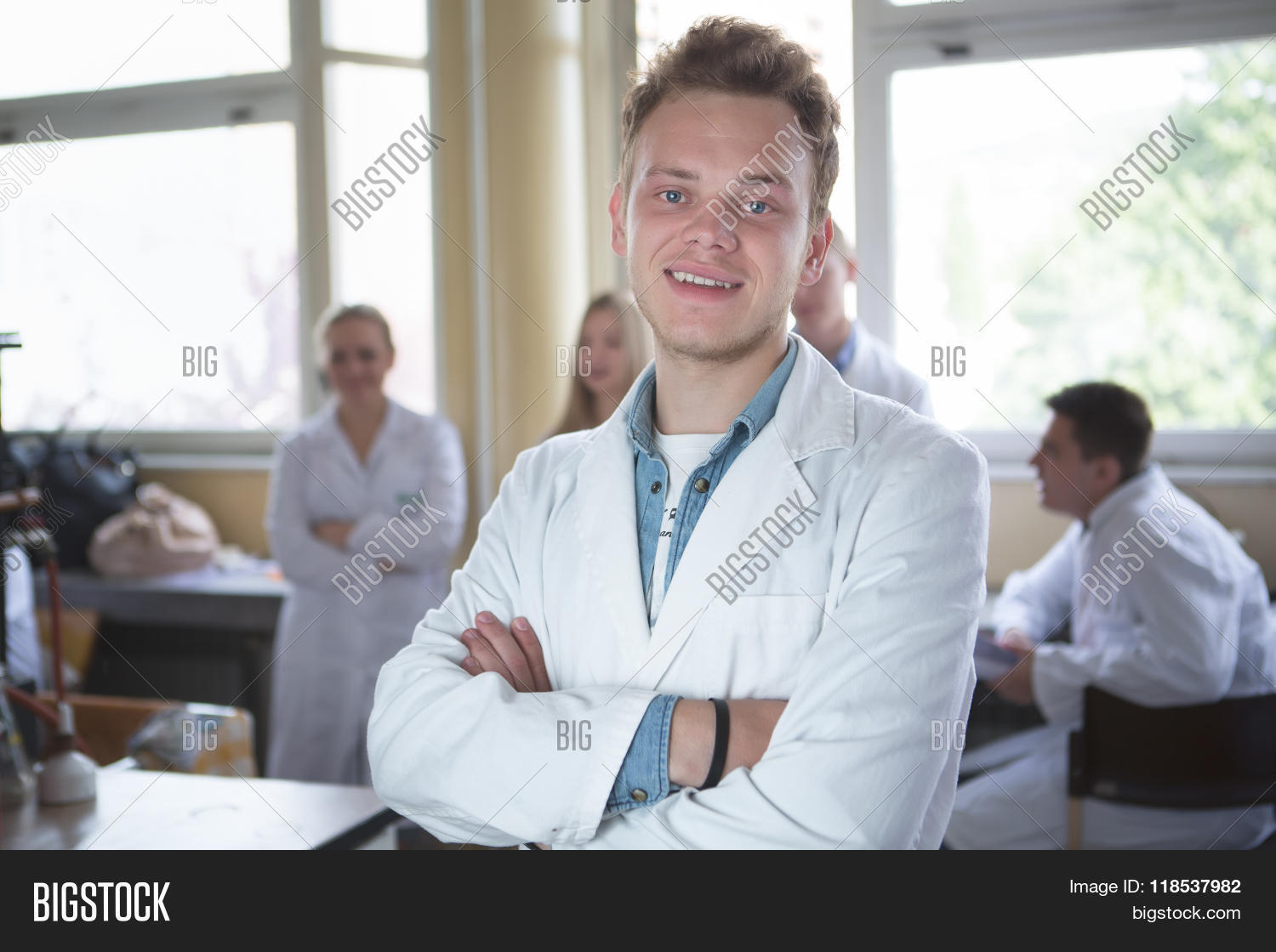Male Genius Scientist Image & Photo (Free Trial) | Bigstock