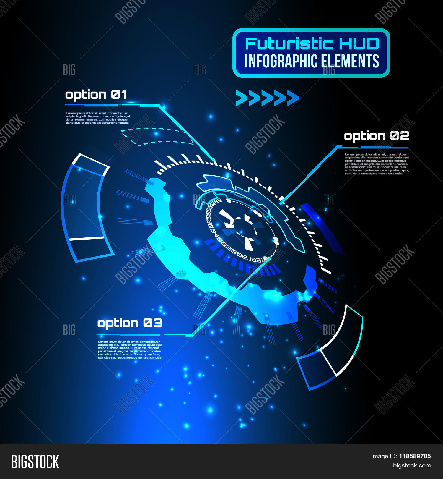 Futuristic Interface Vector & Photo (Free Trial) | Bigstock