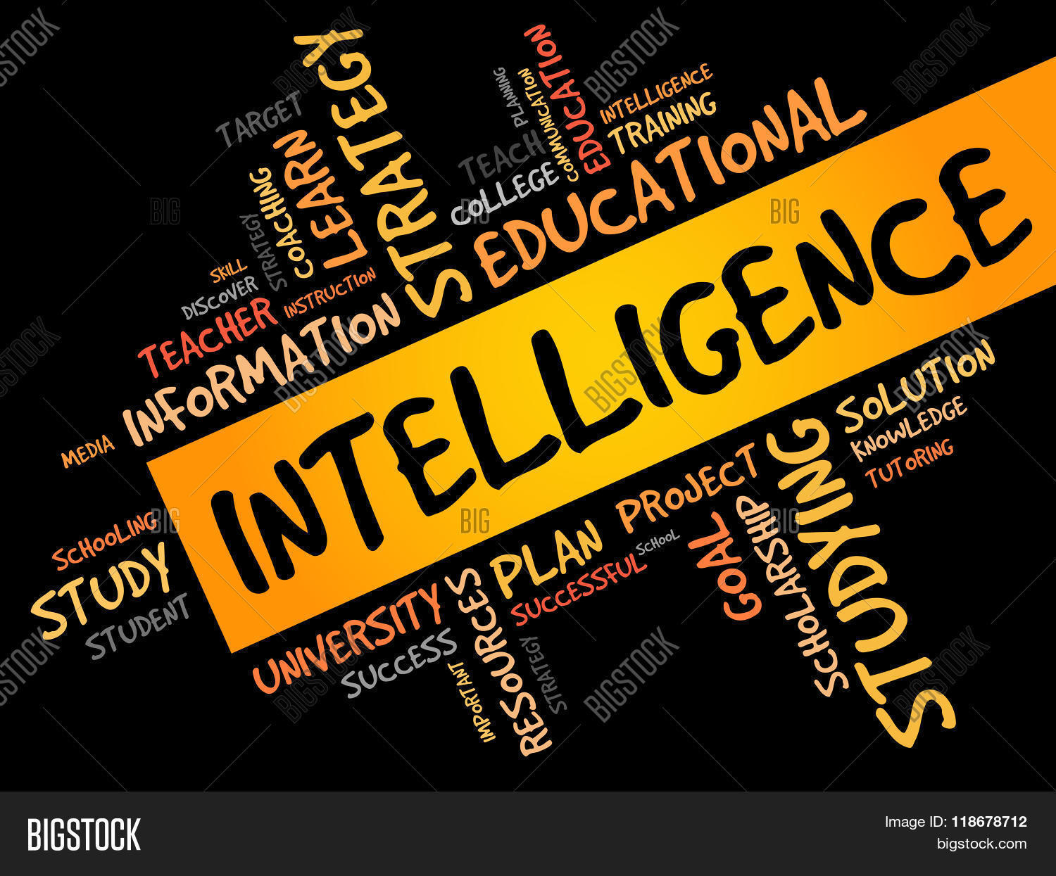 Intelligence Word Image & Photo (Free Trial) | Bigstock