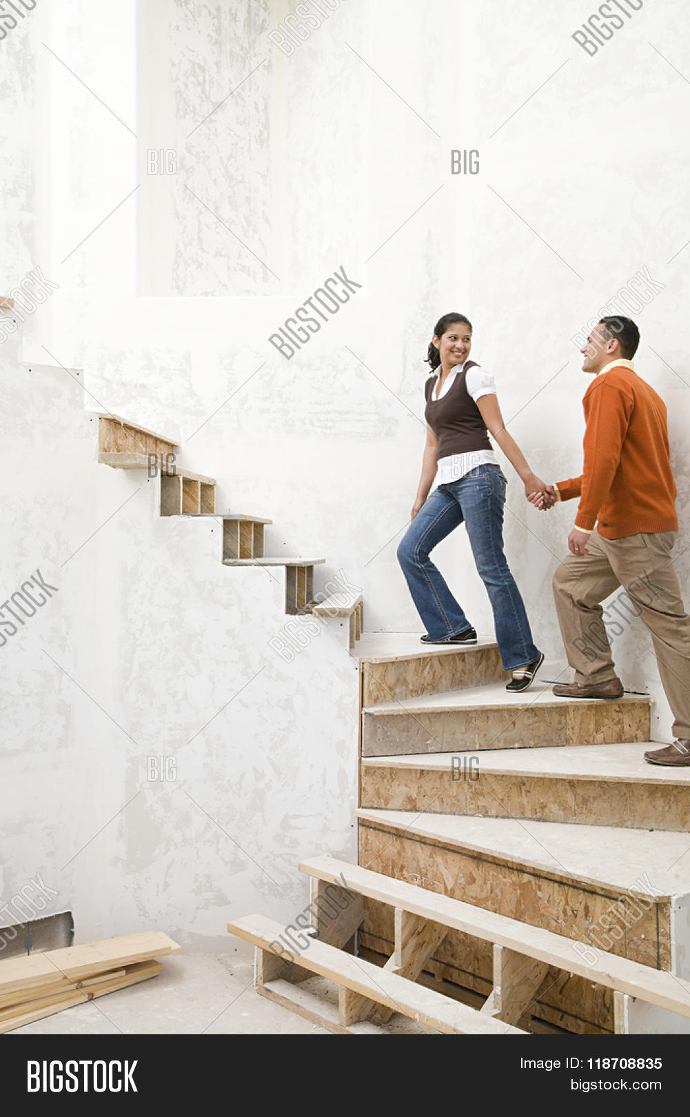 Couple Walking Stairs Image & Photo (Free Trial) | Bigstock