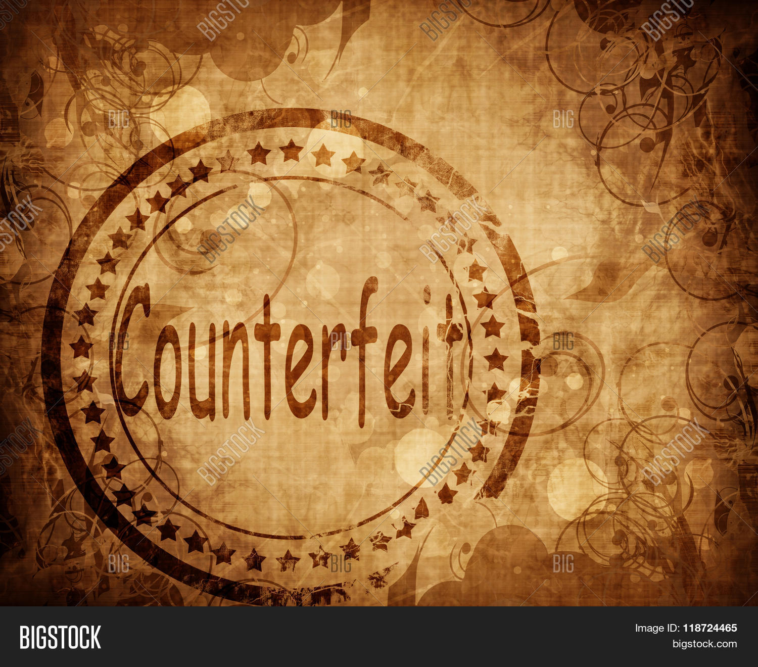 Counterfeit Stamp On Image & Photo (Free Trial) | Bigstock