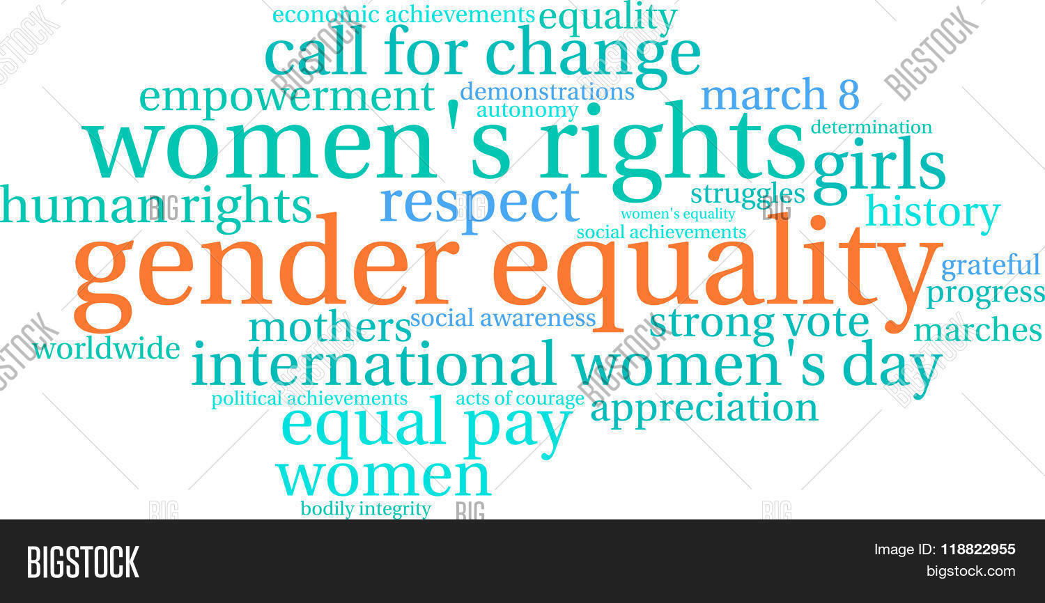 Gender Equality Word Vector & Photo (Free Trial) | Bigstock