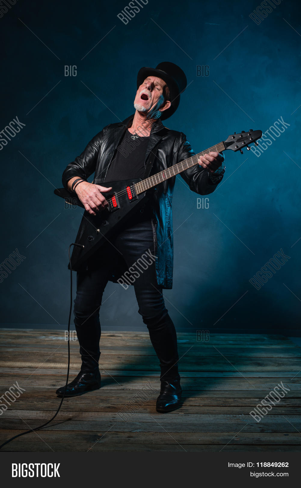 Heavy Metal Senior Man Image & Photo (Free Trial) | Bigstock