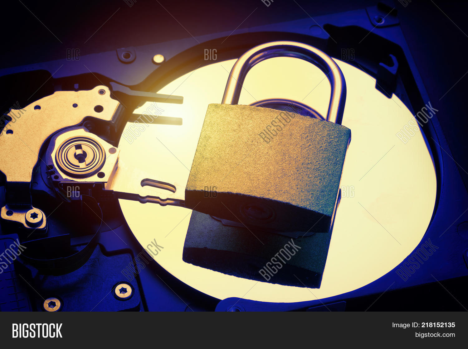 Padlock On Computer Image & Photo (Free Trial) | Bigstock