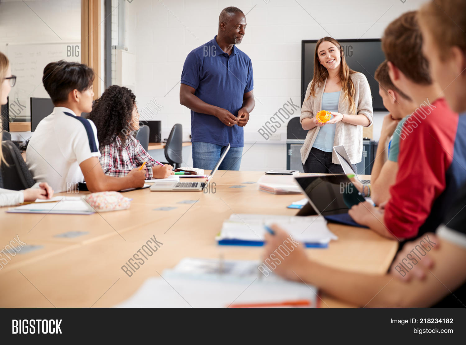 College Student Making Image & Photo (Free Trial) | Bigstock