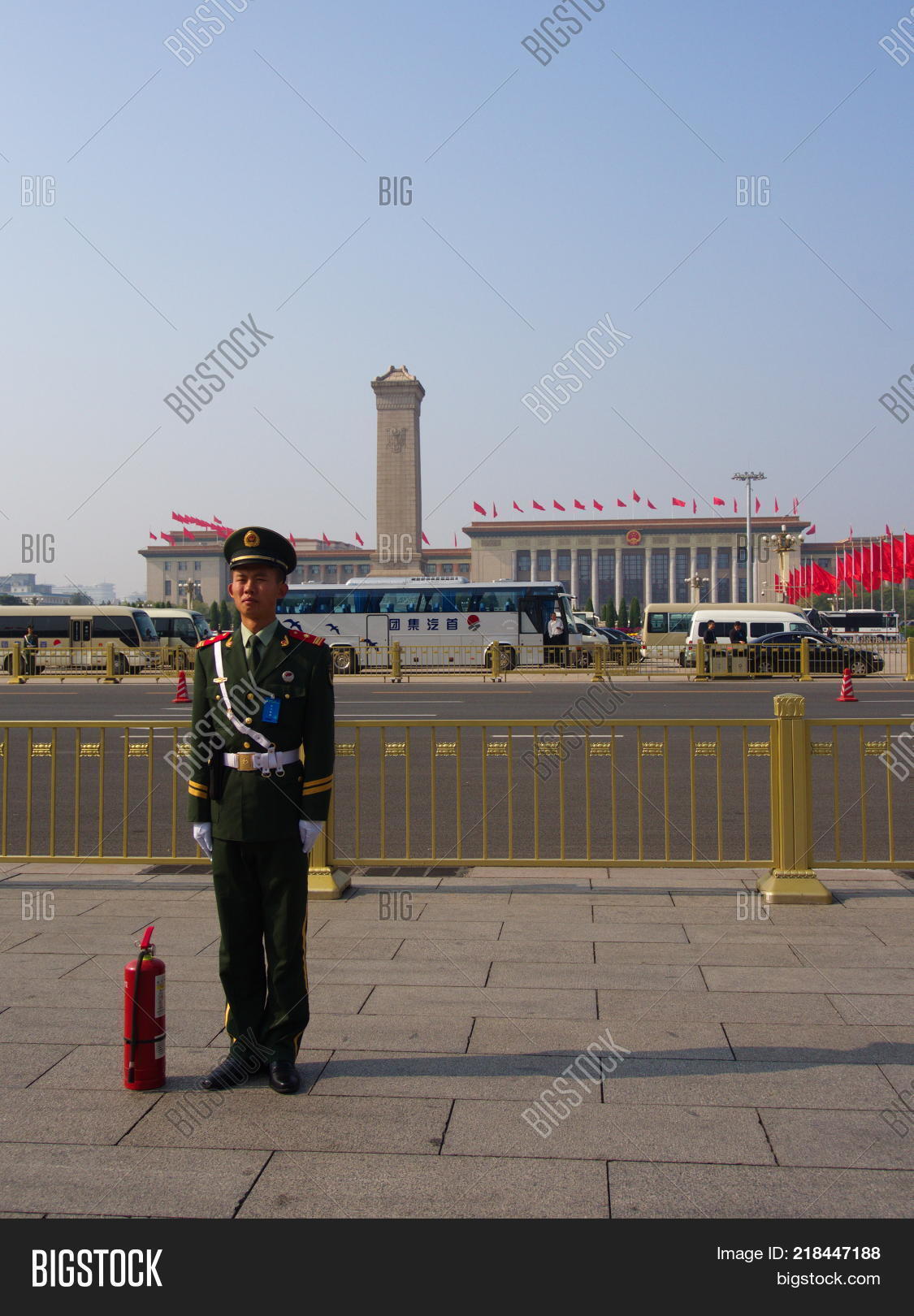 Chinese Security Guard Image & Photo (Free Trial) | Bigstock