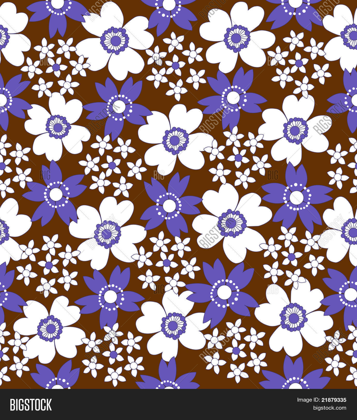 Floral Seamless Tiled Vector & Photo (Free Trial) | Bigstock