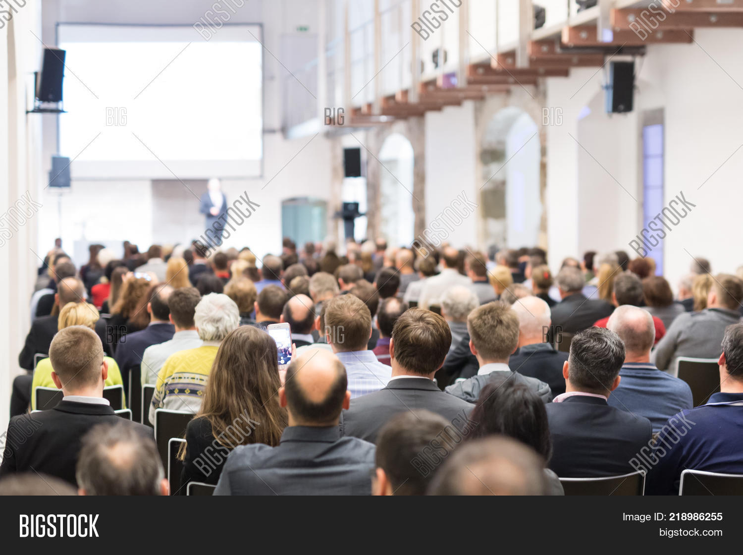 Speaker Giving Talk Image & Photo (Free Trial) | Bigstock