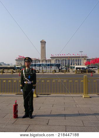 Chinese Security Guard Image & Photo (Free Trial) | Bigstock