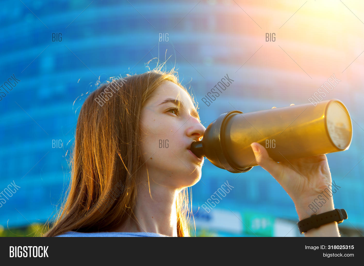 Young Girl Drinking Image & Photo (Free Trial) | Bigstock
