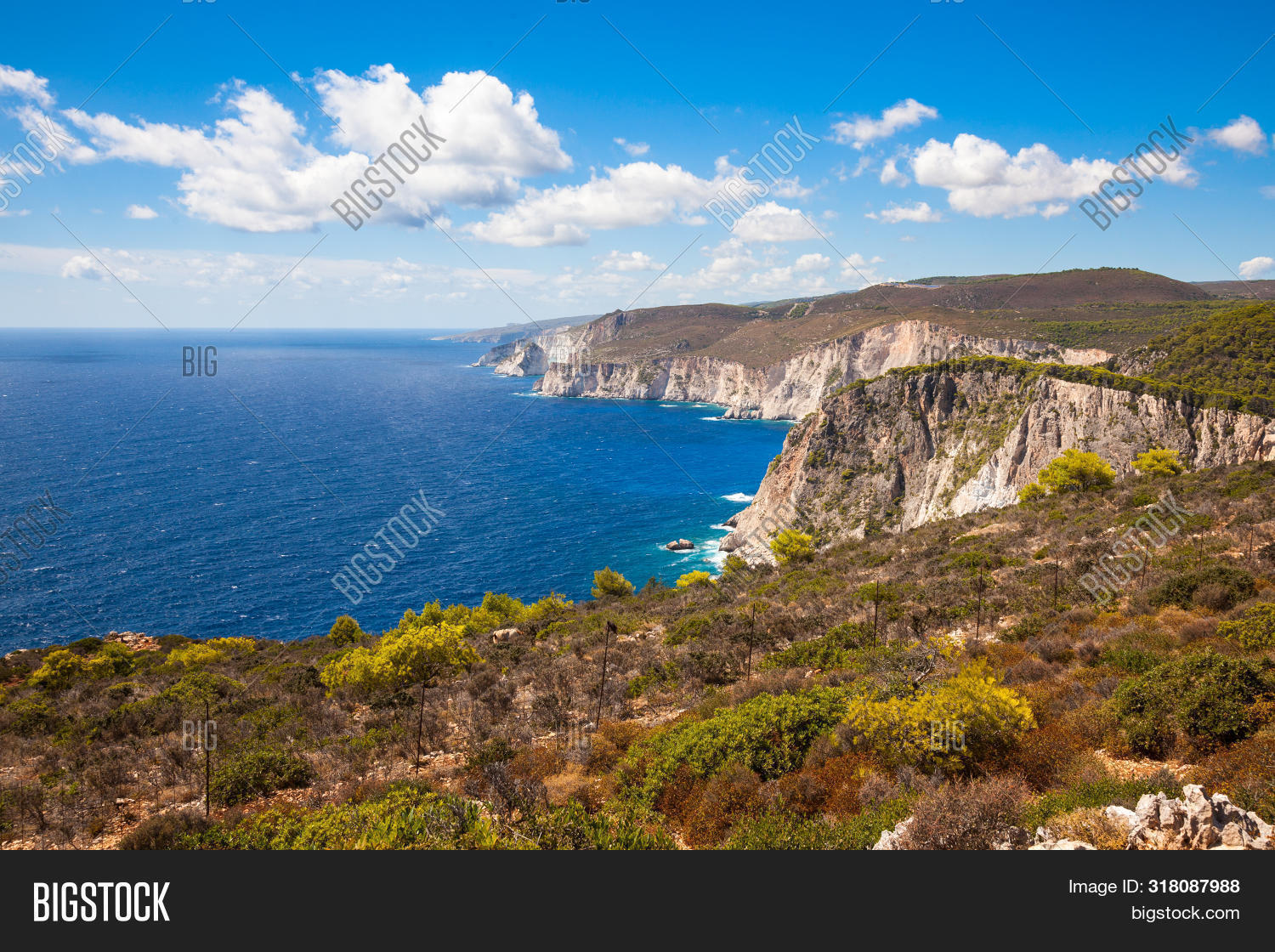 Keri Cliffs Zakynthos Image & Photo (Free Trial) | Bigstock