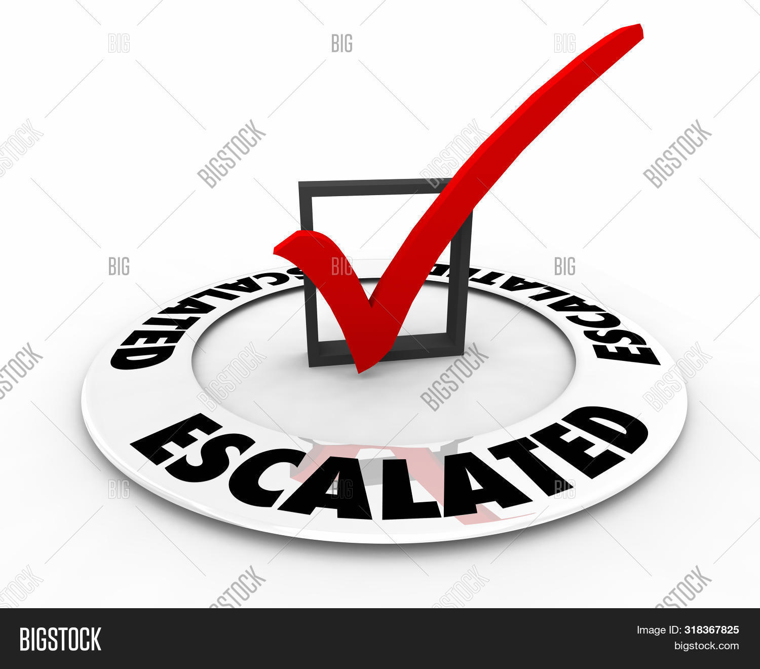 Escalation Check Mark Image & Photo (Free Trial) | Bigstock
