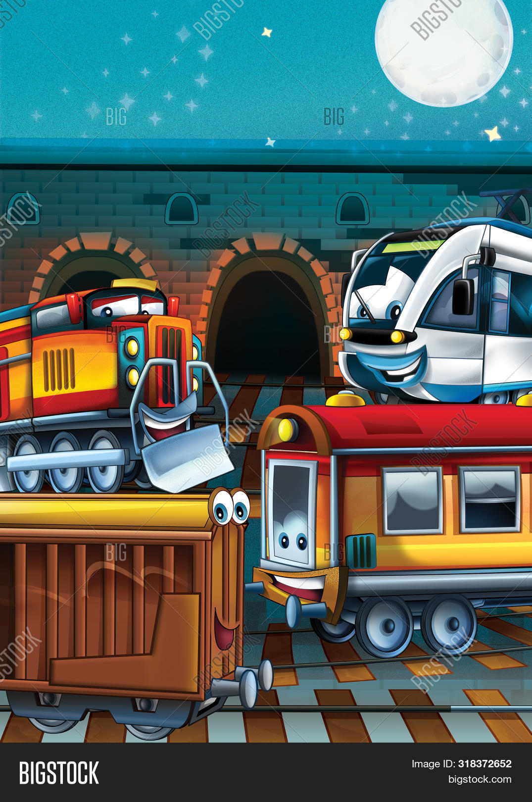 Cartoon Steam Old Image & Photo (Free Trial) | Bigstock