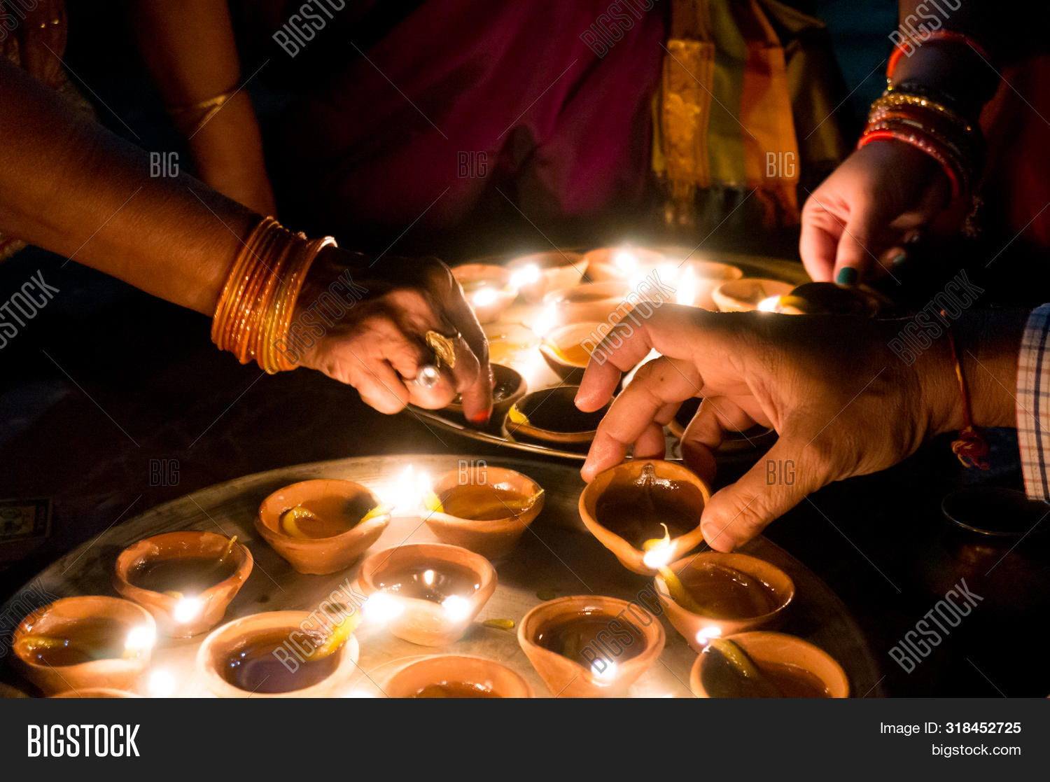 Macro Shots Diyas Image & Photo (Free Trial) | Bigstock