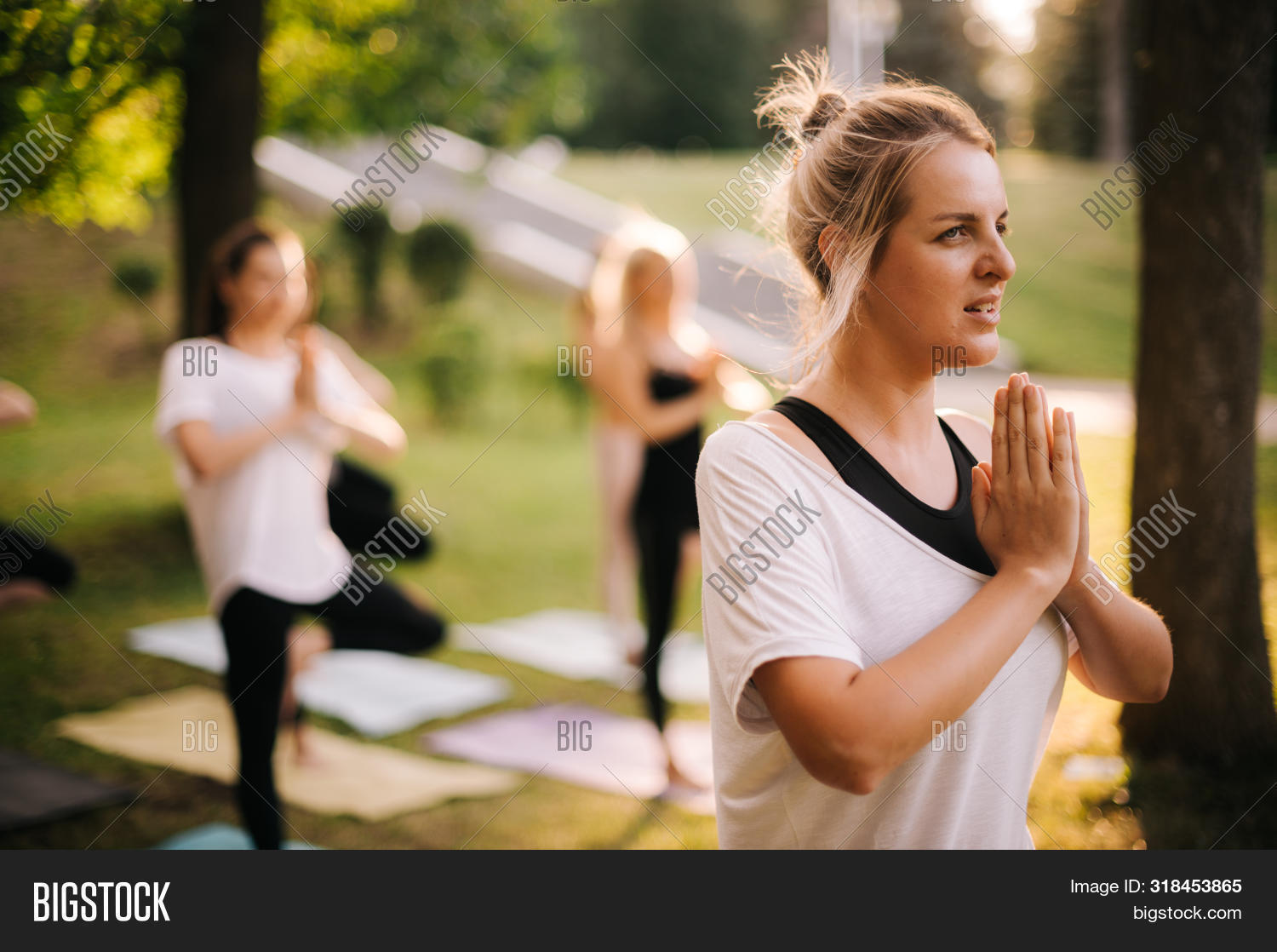 Young Woman Meditating Image & Photo (Free Trial) | Bigstock
