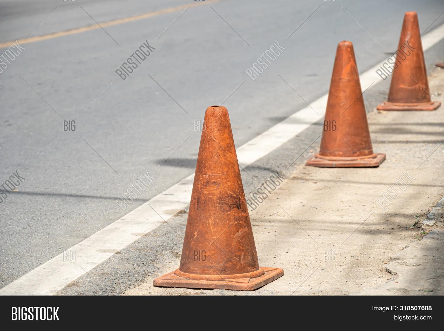 Old Traffic Cones, Image & Photo (Free Trial) | Bigstock