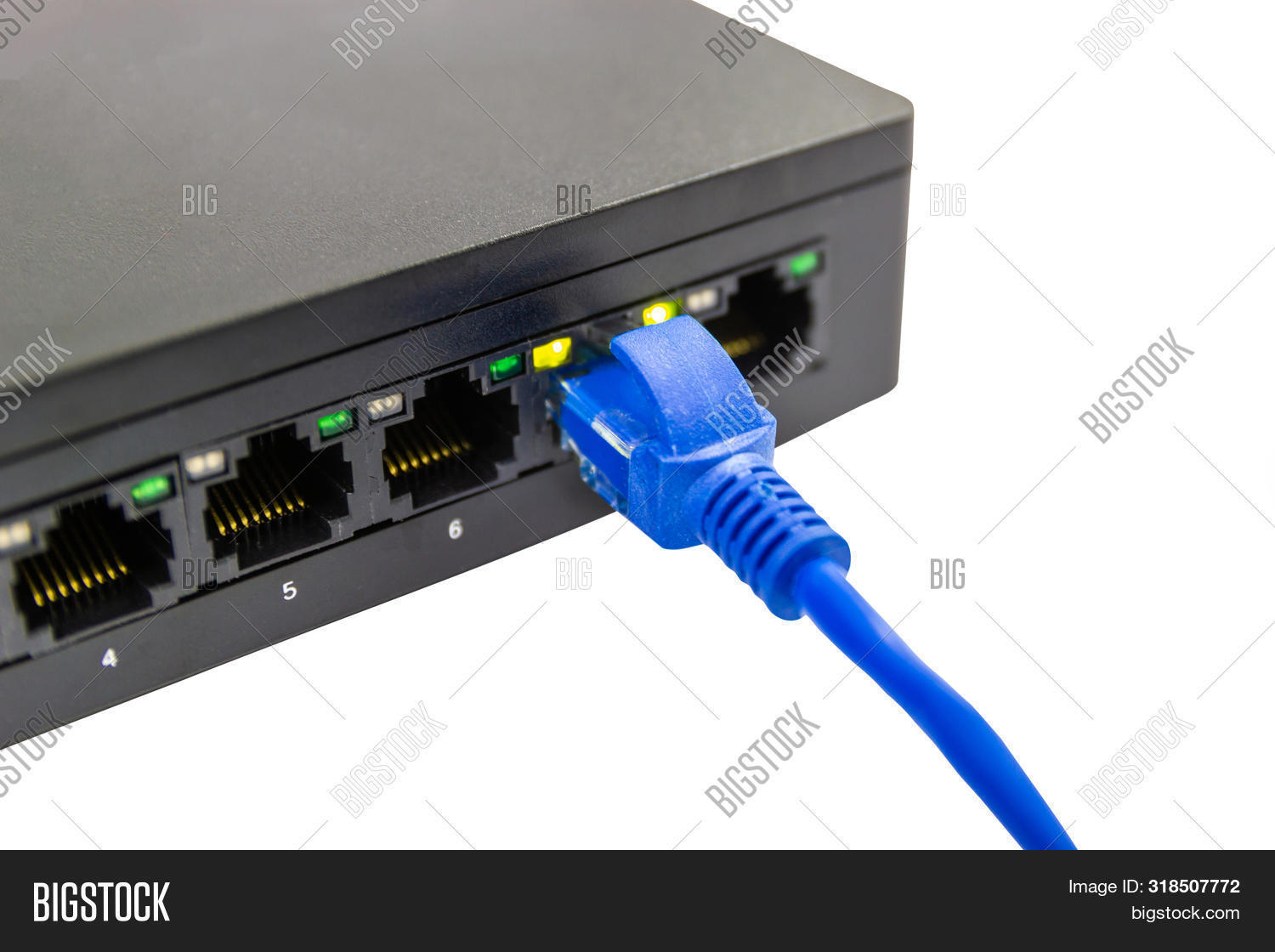 Blue Network Cables Image & Photo (Free Trial) | Bigstock