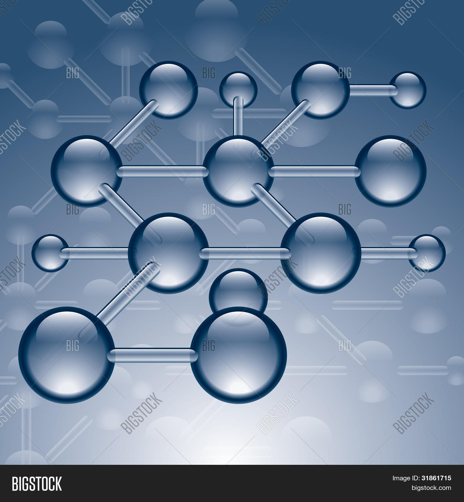 Drawing Molecular Image & Photo (Free Trial) | Bigstock