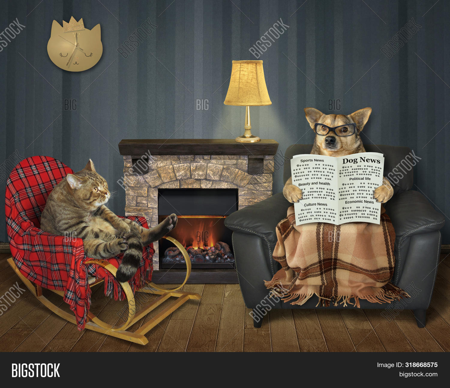 Cat Wooden Rocking Image & Photo (Free Trial) | Bigstock