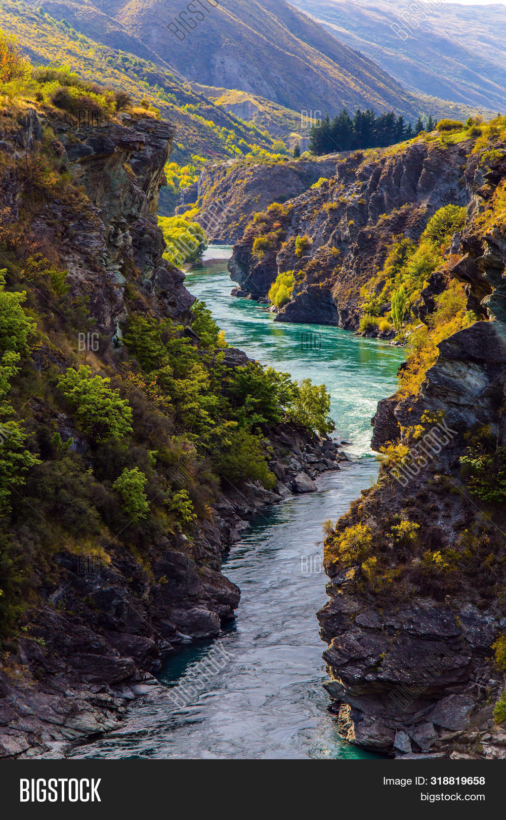 Gorge River Kawarau Image & Photo (Free Trial) | Bigstock