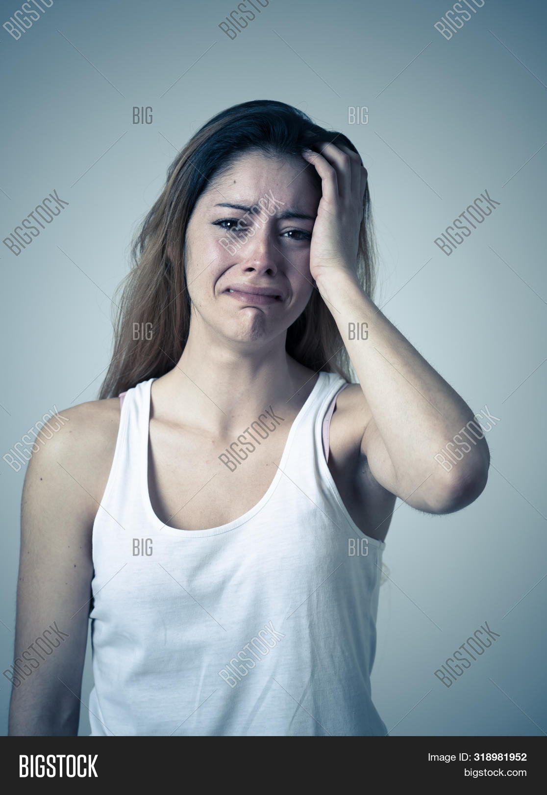 Young Woman Suffering Image & Photo (Free Trial) | Bigstock