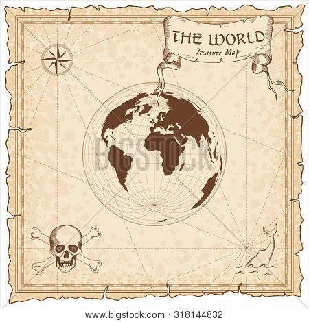 World Treasure Map. Vector & Photo (Free Trial) | Bigstock