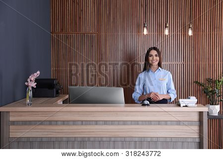 Portrait Receptionist Image & Photo (Free Trial) | Bigstock