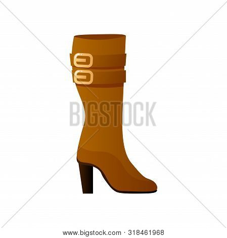 Female Long Boot. Vector & Photo (Free Trial) | Bigstock