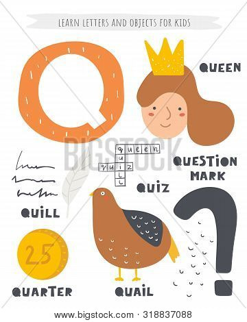 Q Letter Objects Vector & Photo (Free Trial) | Bigstock
