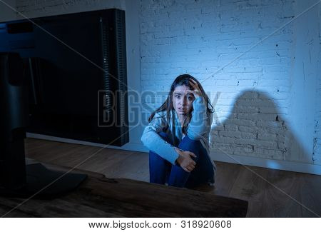 Sad Scared Young Woman Image & Photo (Free Trial) | Bigstock