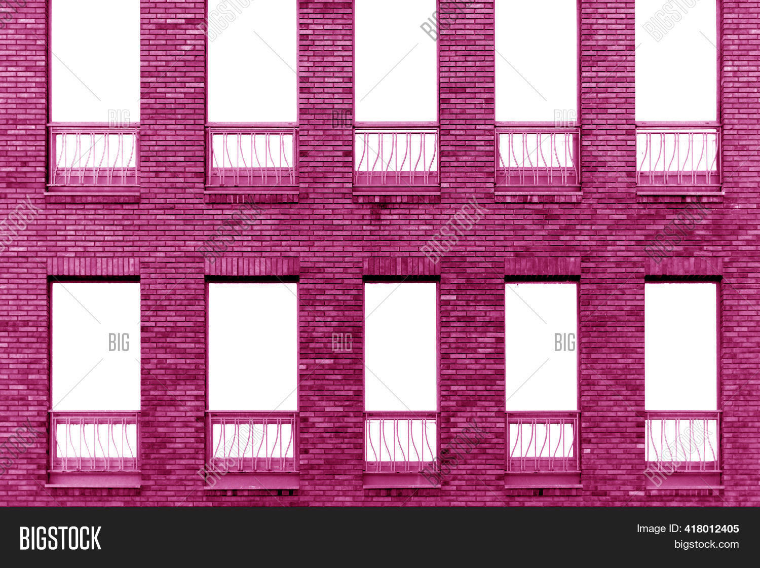 Pink Brick Building Image & Photo (Free Trial) | Bigstock