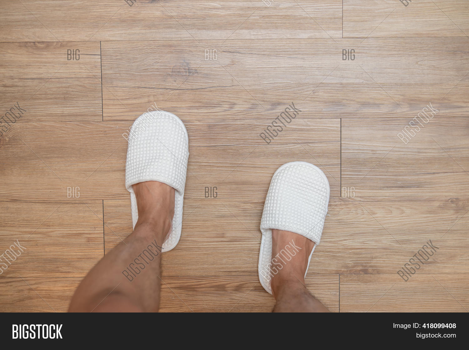 Slippers On Man Legs Image & Photo (Free Trial) | Bigstock