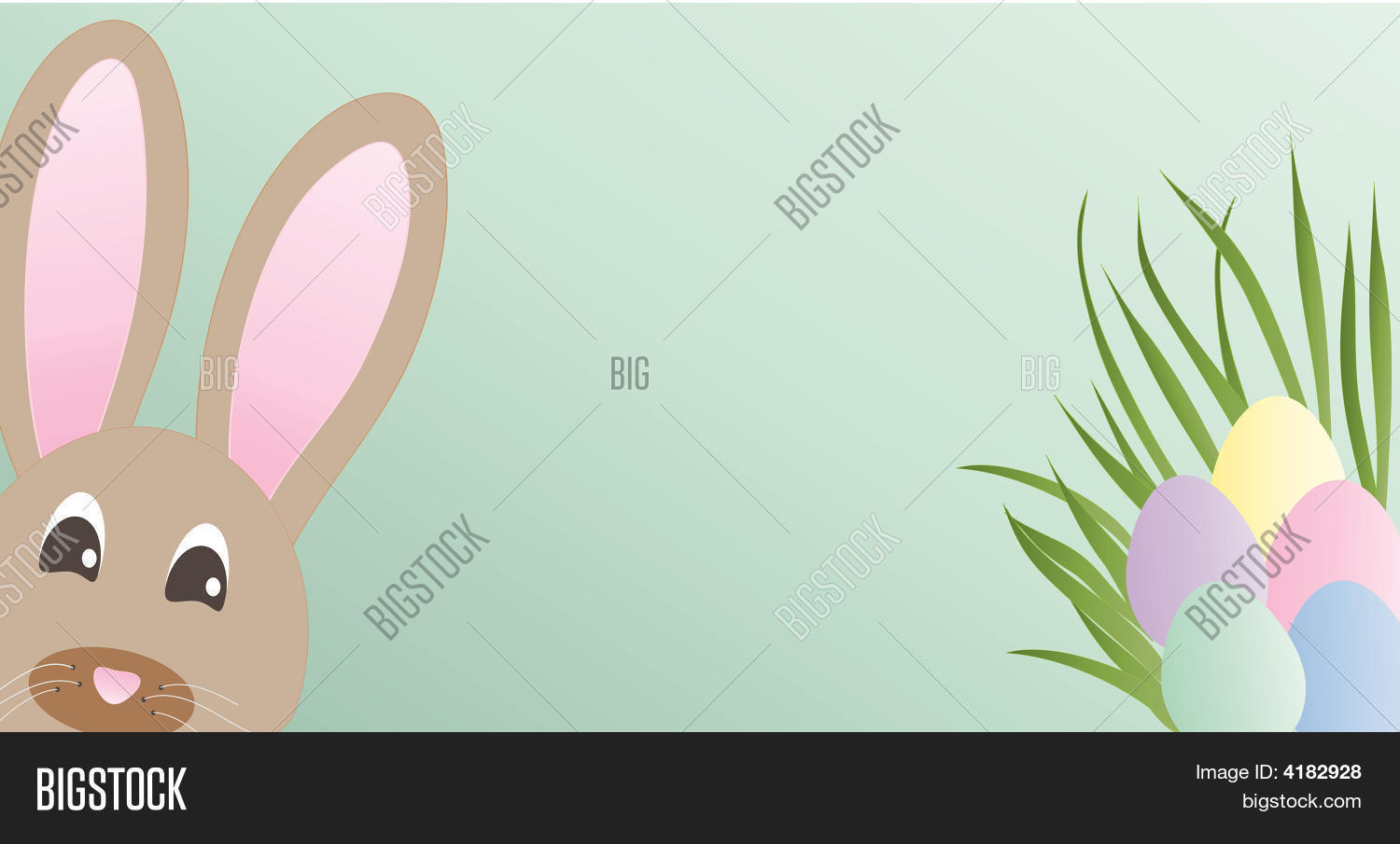 Peeking Easter Bunny Vector & Photo (Free Trial) | Bigstock