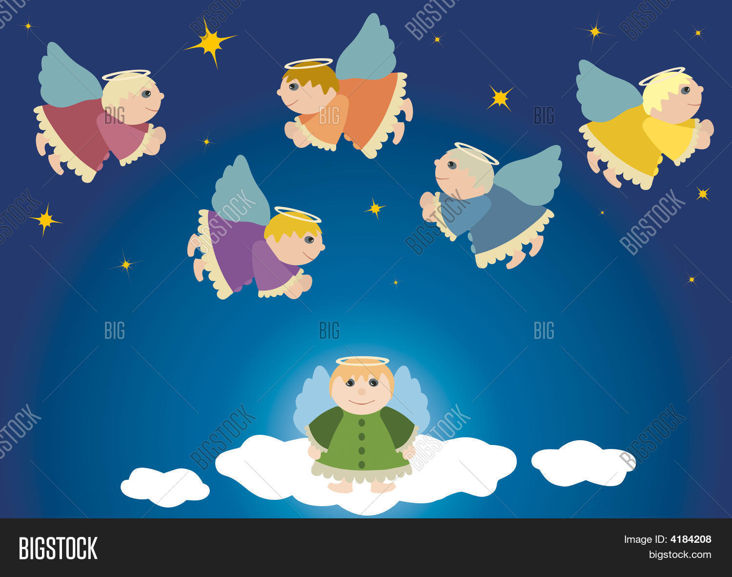 Flying Angels Image & Photo (Free Trial) | Bigstock