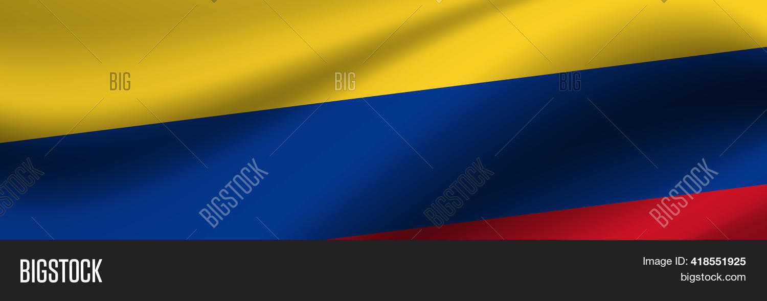 Banner Flag Colombia Image & Photo (Free Trial) | Bigstock