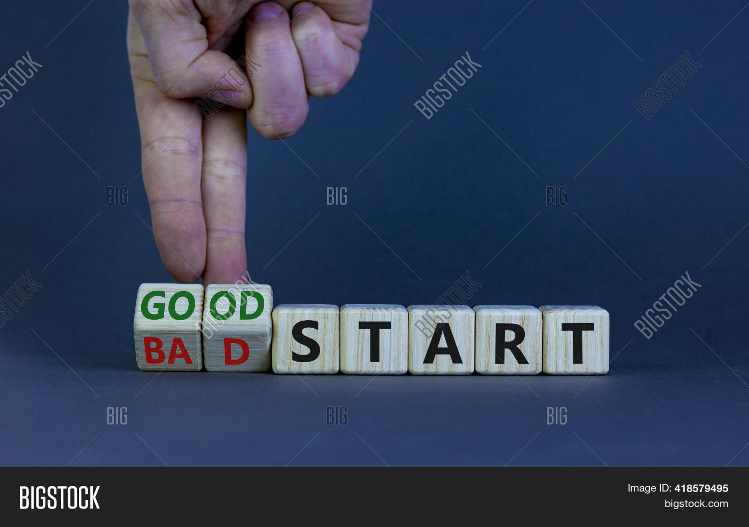 Good Bad Start Symbol Image & Photo (Free Trial) | Bigstock