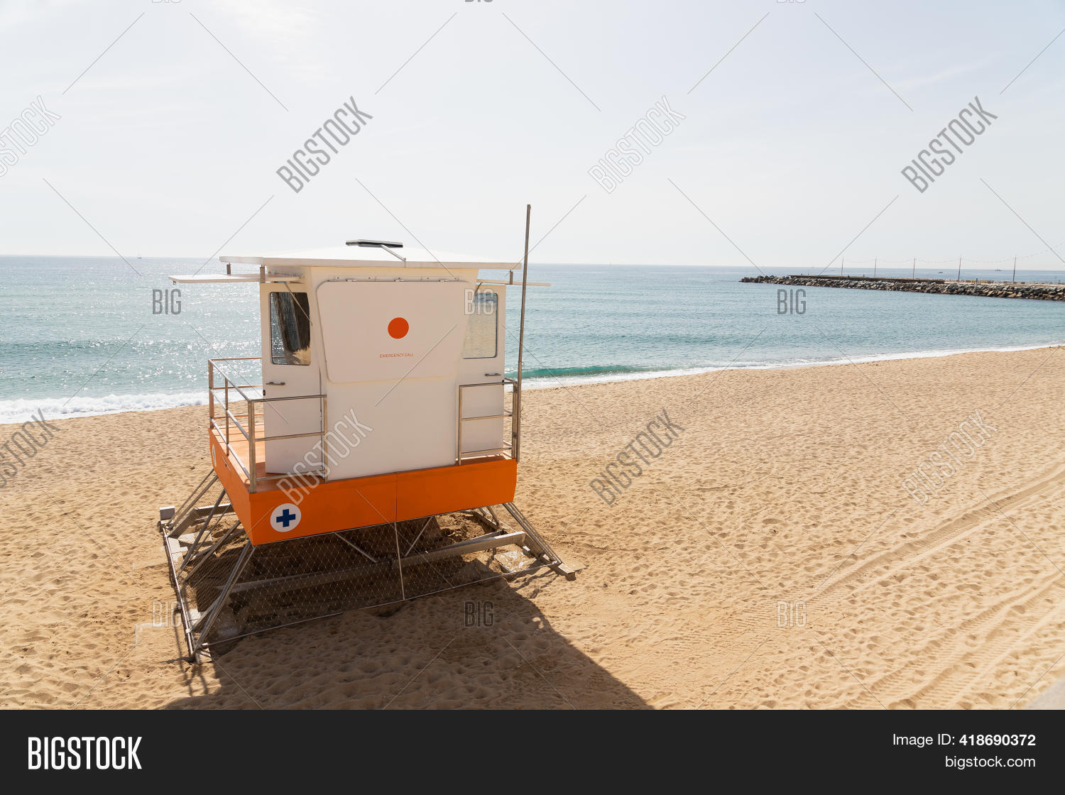 Lifeguards Station On Image & Photo (Free Trial) | Bigstock