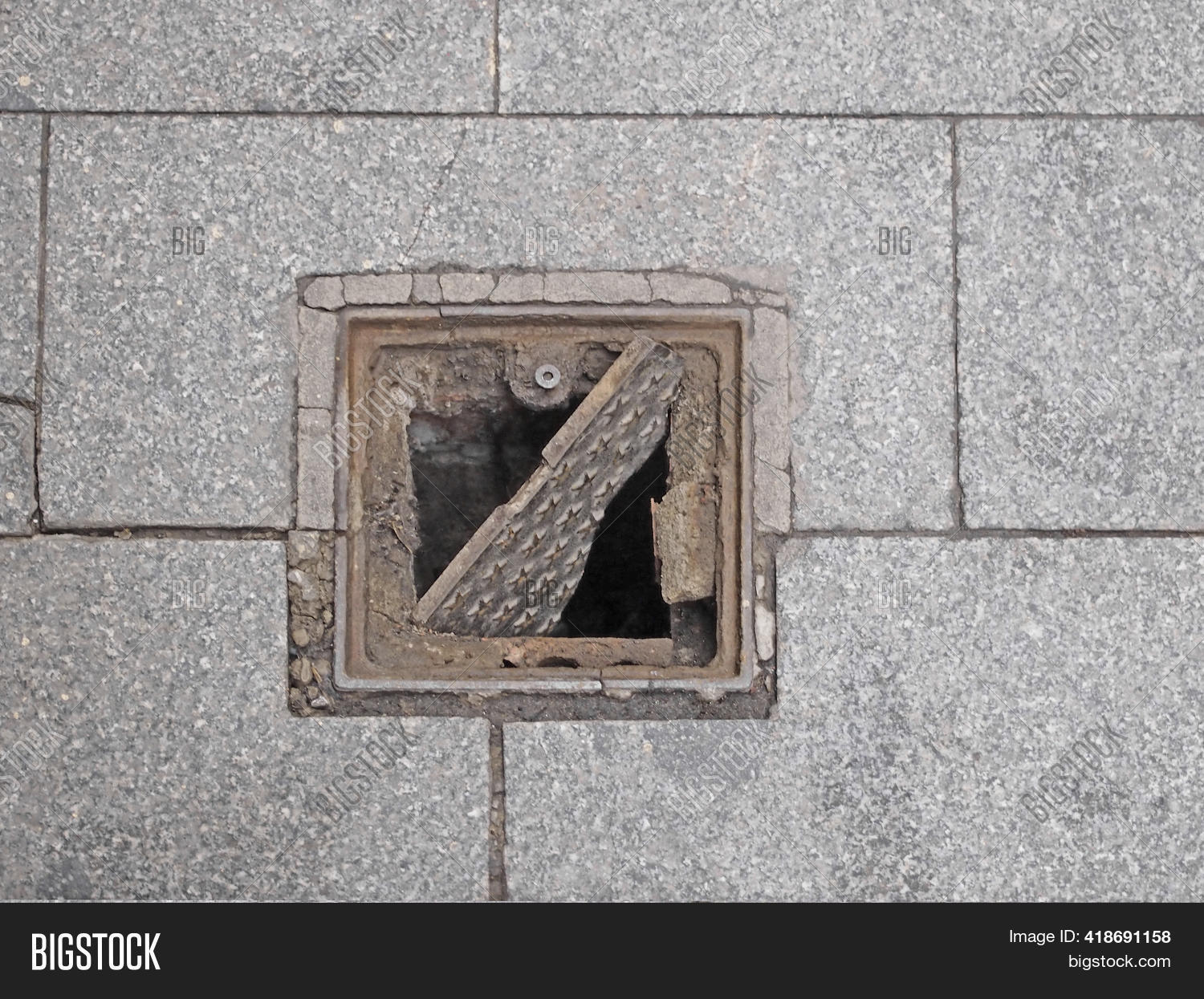 Top View Broken Sewer Image & Photo (Free Trial) | Bigstock